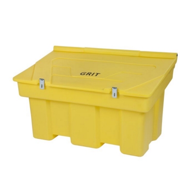 Yellow Salt Bin 450kg/350 ltr Stackable/Lockable - Pakex