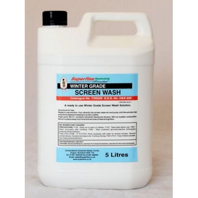 Winter Grade Windscreen Fluid 20% 5 Litre - Pakex